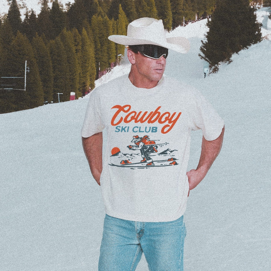 Shop Trendy Ski T-Shirts & Cool Cowgirl Graphic Tees – Cowboy Ski Club